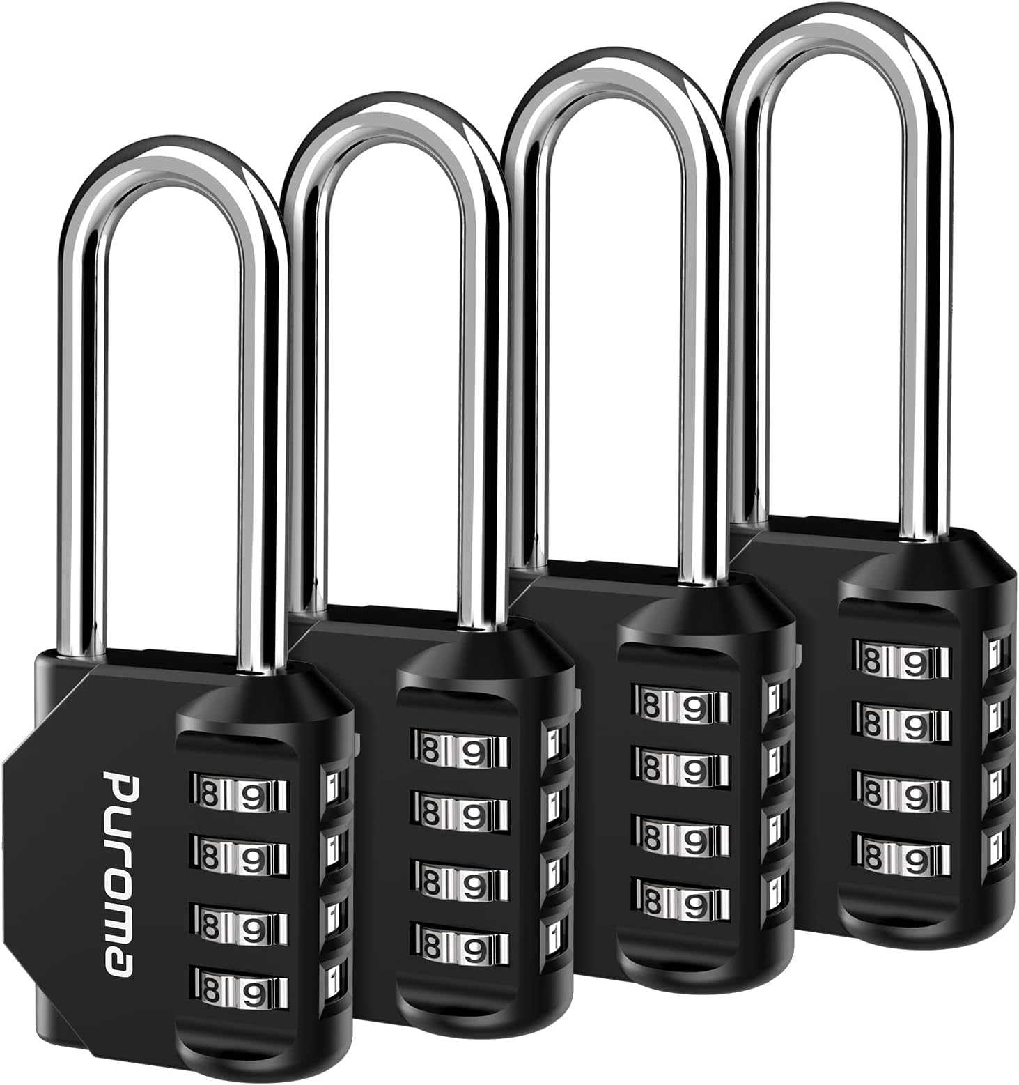 Therwen 36 Pcs Combination Lock 3 Digit Gym Lock Waterproof Padlock ...
