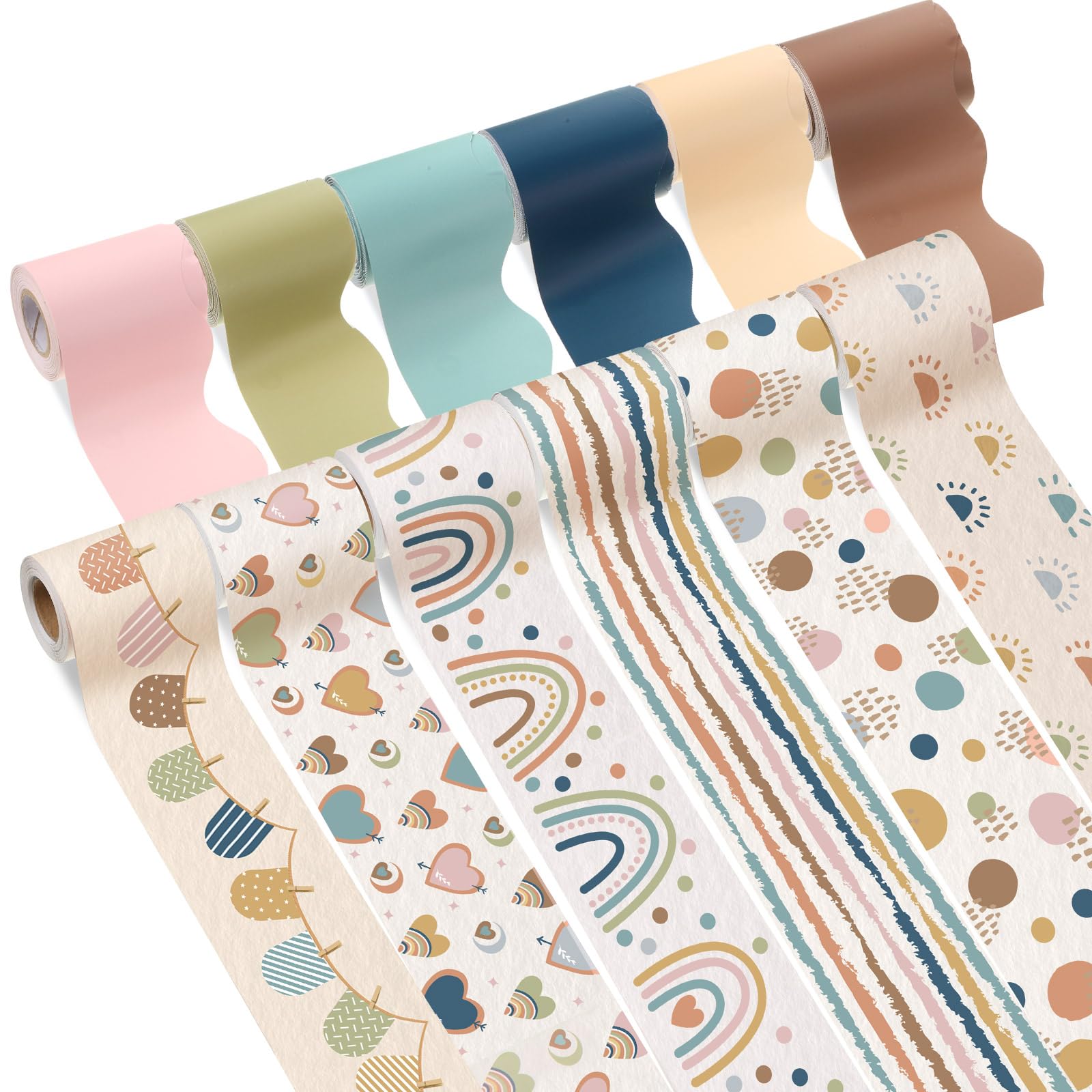 Snapklik.com : Qilery 12 Rolls 394 Ft Classroom Border Sets For ...