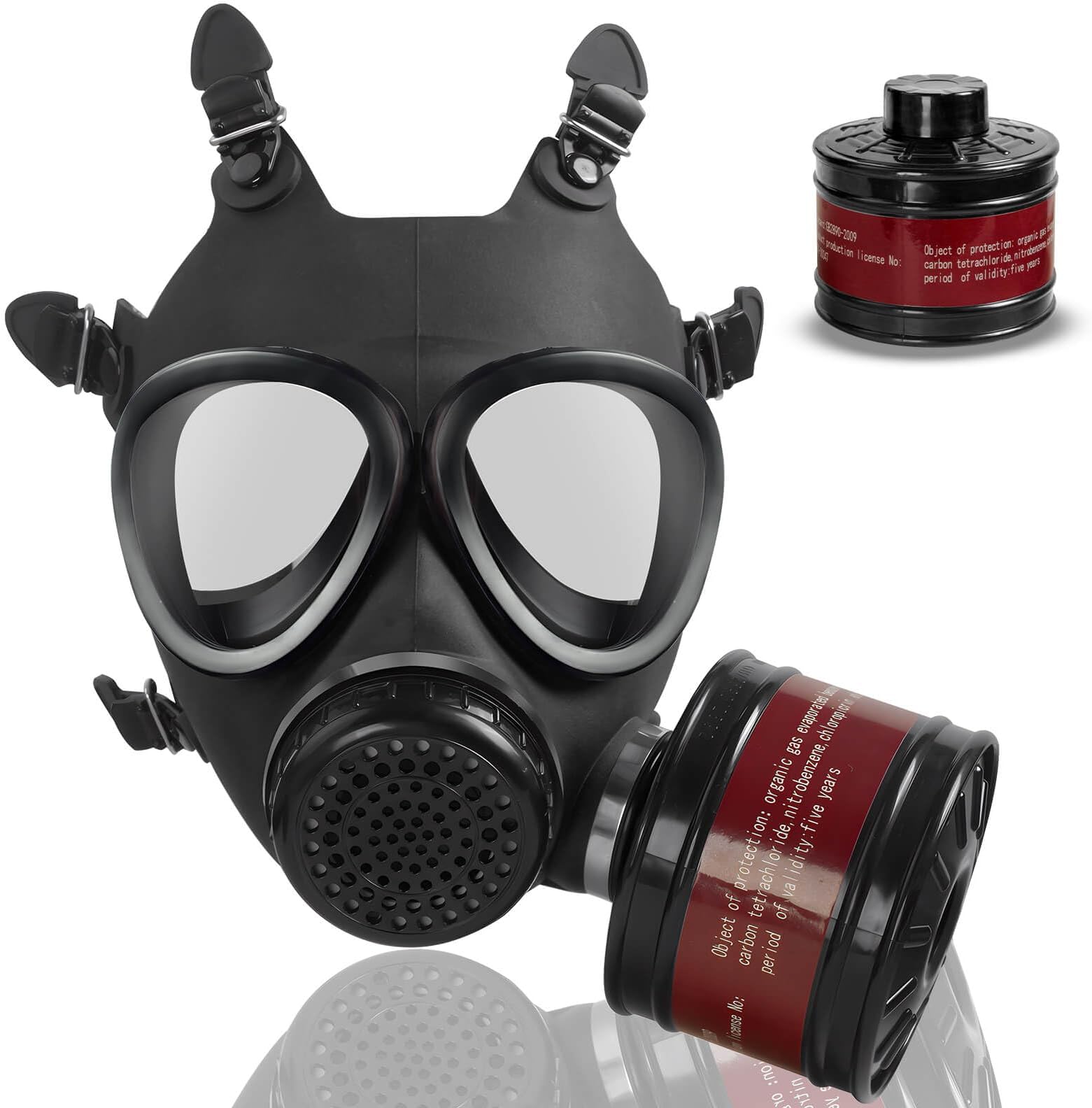 Amazon.com: AMZYXUAN Full Face Gas Mask, Gas Masks Survival Nuclear and ...
