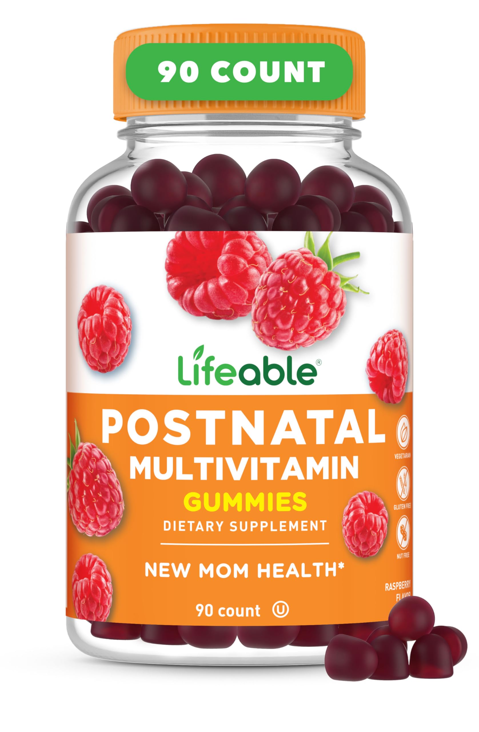 Amazon.com: Lifeable Postnatal Multivitamin with Iron, Choline and ...