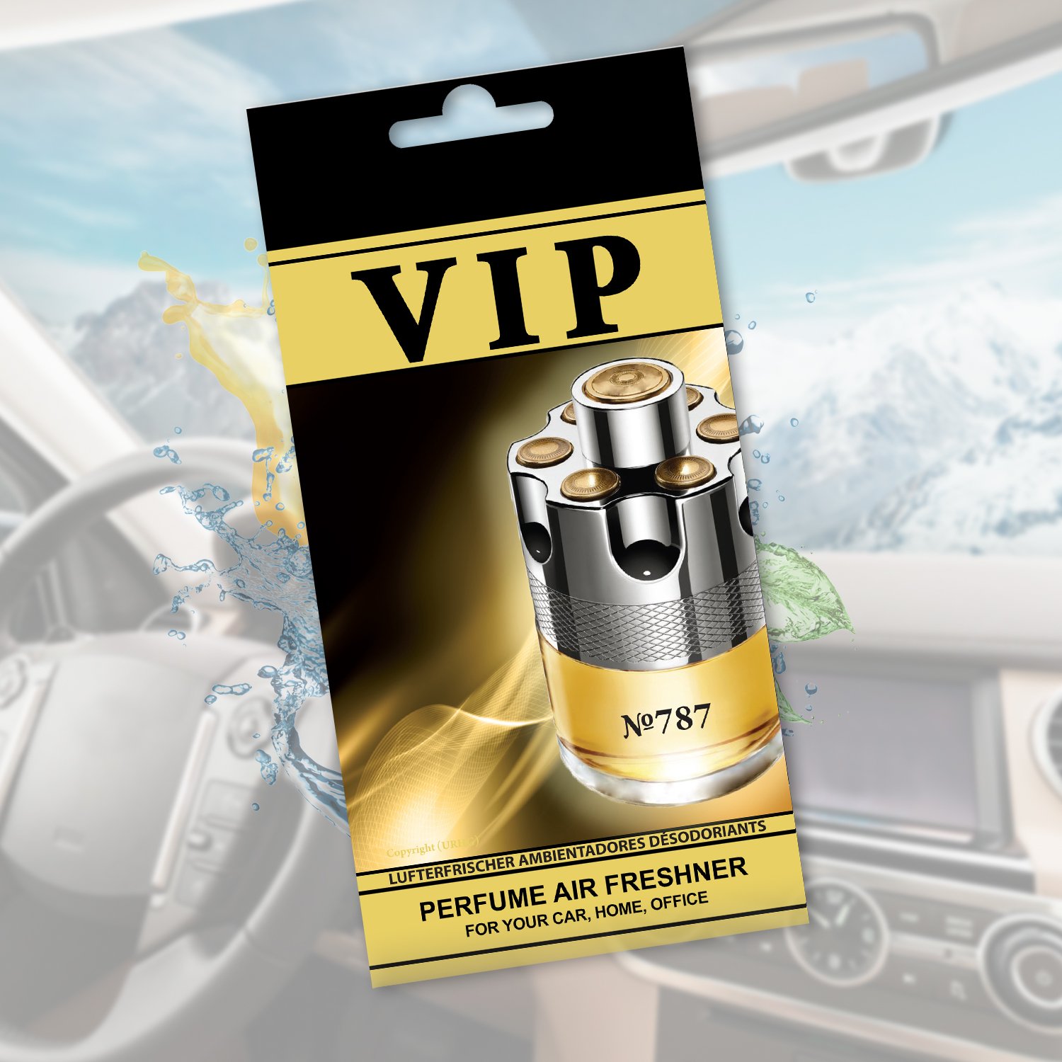 Caribi VIP Air Freshener, Luxury Perfume For Your Car! Pack of 4 ...