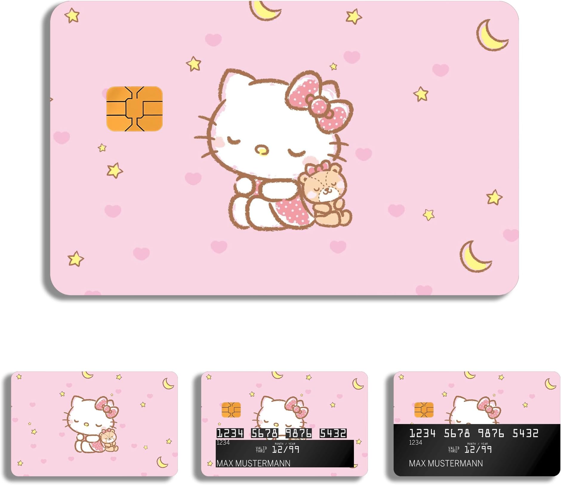 Amazon.com: Credit Card Skin Anime Cute Debit Cover Stickers Funny ...