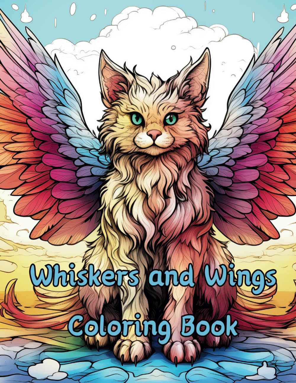 Amazon.com: Whiskers and Wings Coloring Book: A Magical Coloring Book ...