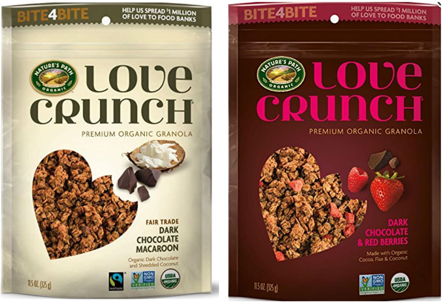 Amazon.com : Love Crunch Nature's Path Organic Love Crunch Premium ...