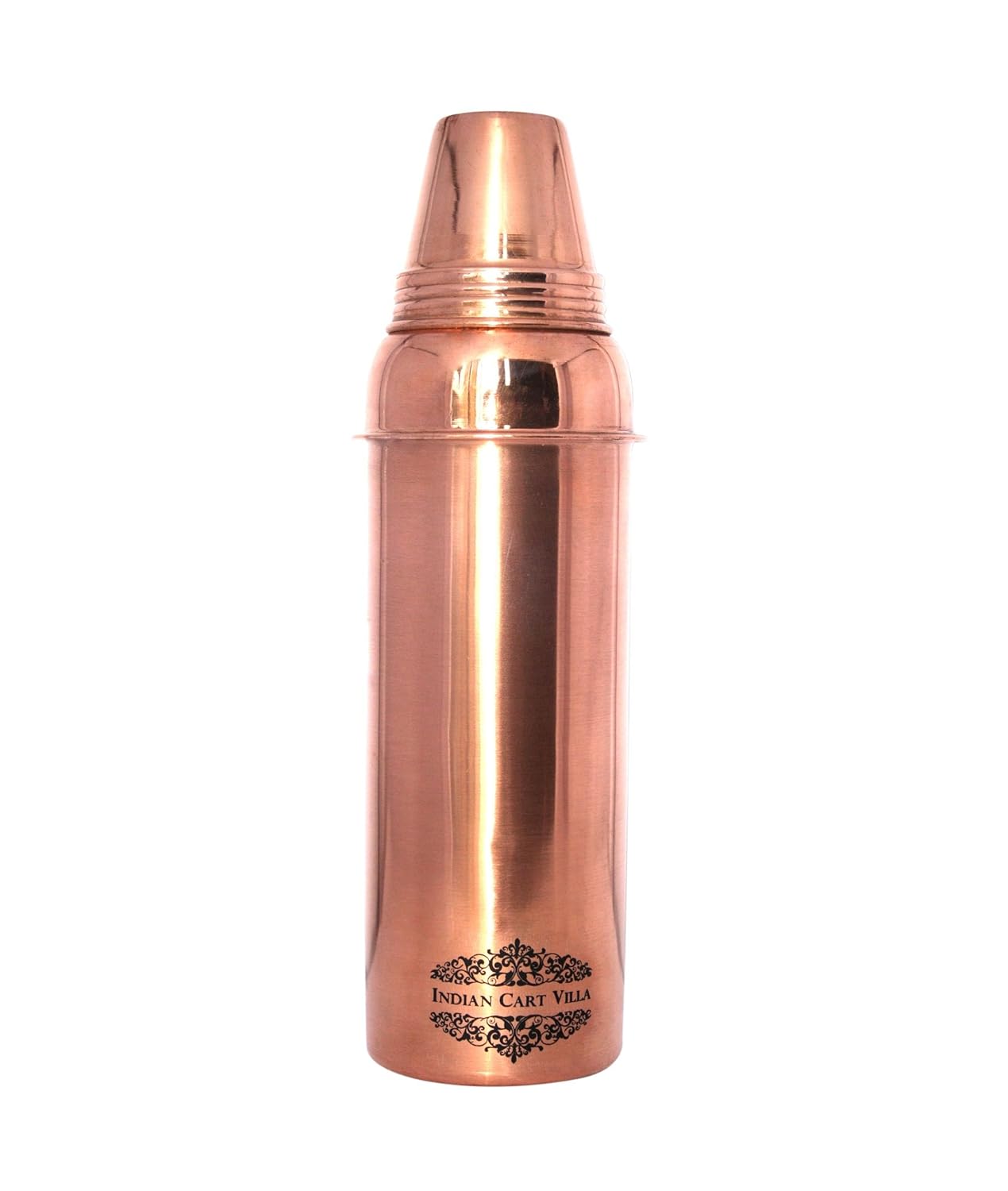 Buy IndianCartVilla Pure Copper 1 Litre Cone Shape Thermos Design ...