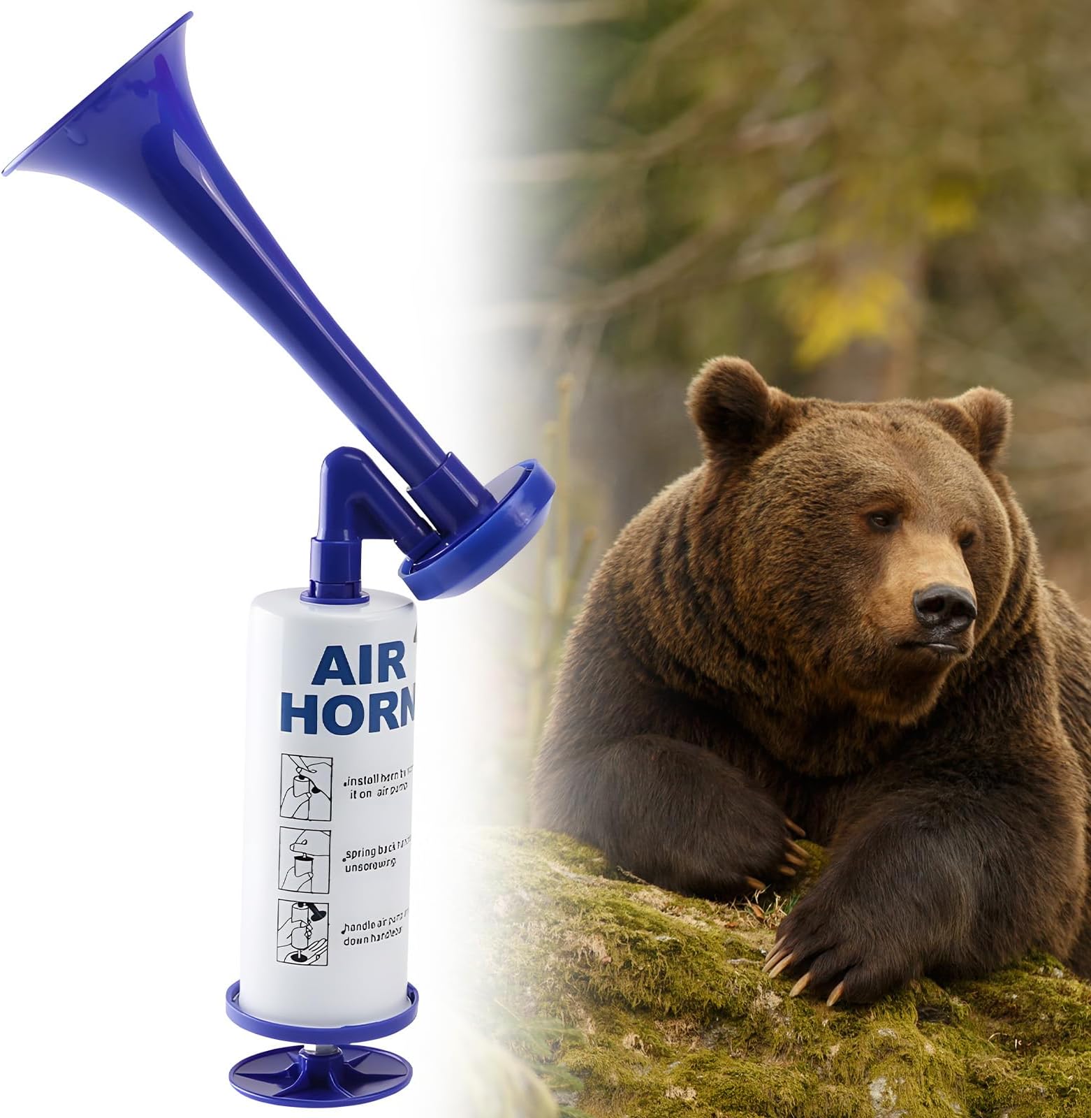 Amazon.com: Boat Air Horn, Handheld Signal Boat Horn Bear Horn Self ...