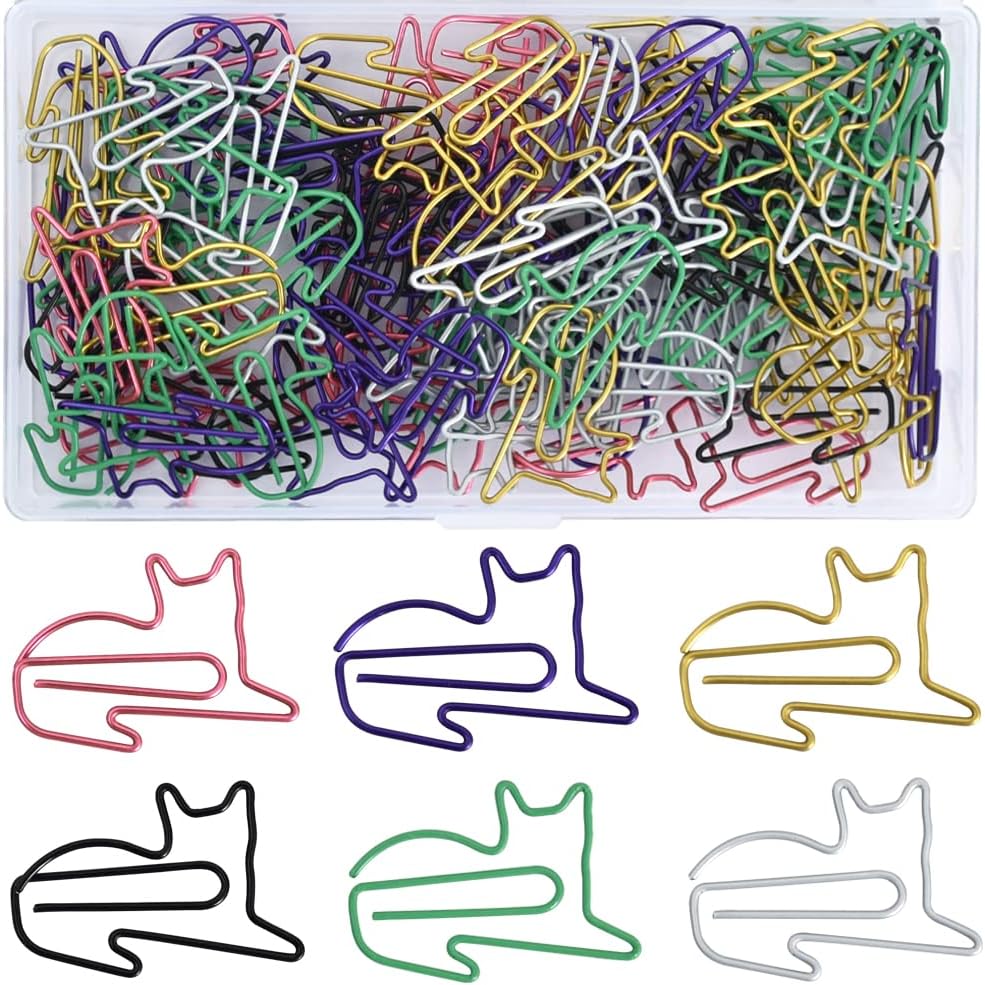 Amazon.com : Paper Clips Small Sizes and Colors Assorted - Cute Animal ...