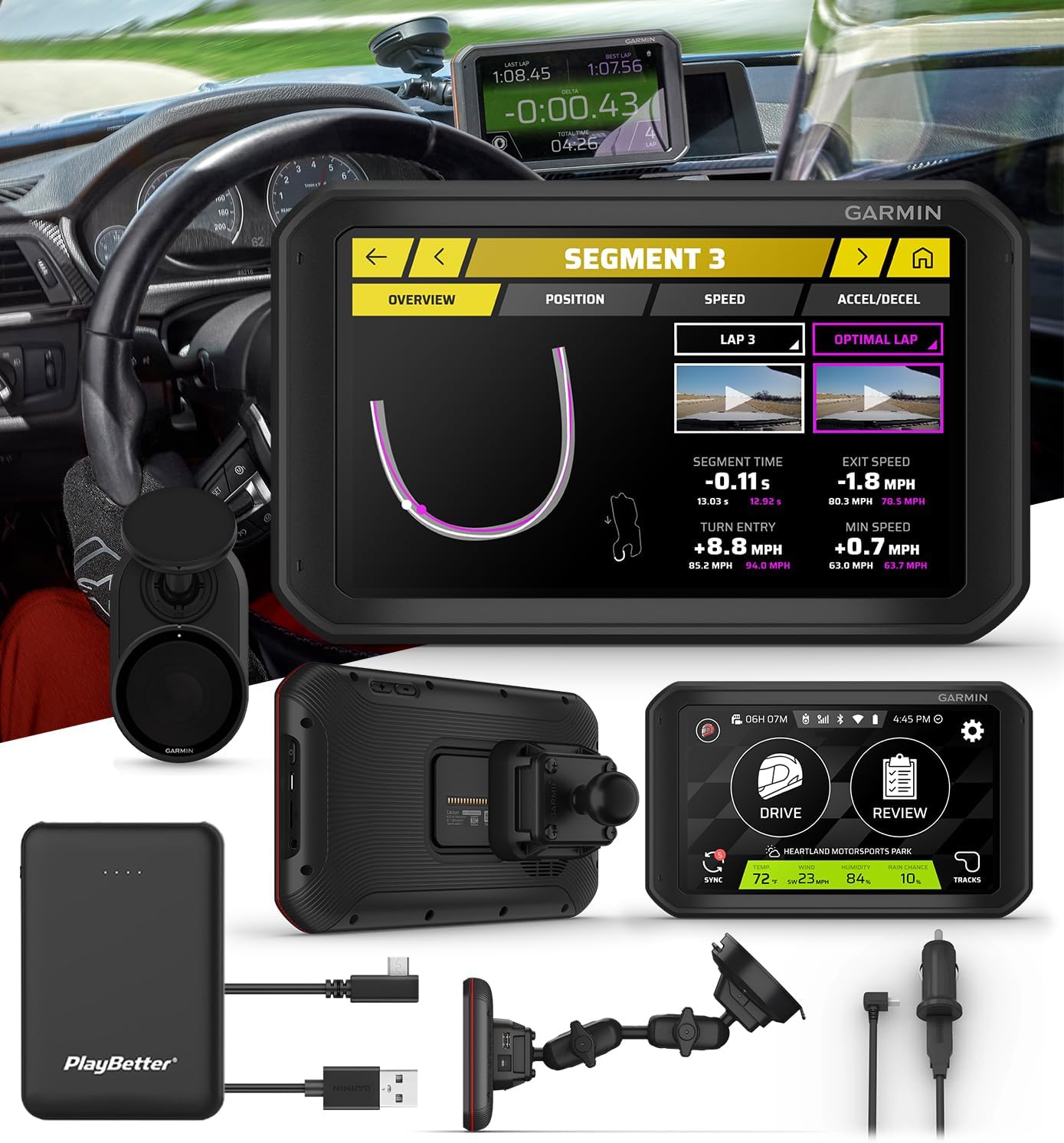 Amazon.com: Garmin Catalyst Driving Performance Optimizer - Racing ...