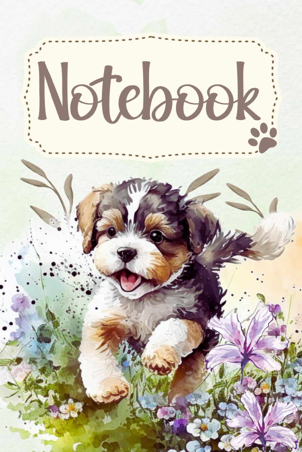 Dog Journal Notebook: Cute Lined Dog-Themed Puppy Notebook With ...