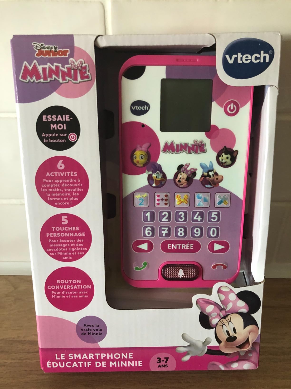 VTech - Disney, Le Smartphone Éducatif de Minnie, Téléphone Portable ...