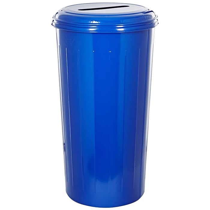 Buy Witt Industries 10/1STDB Steel 20-Gallon Recycling Trash Can with ...