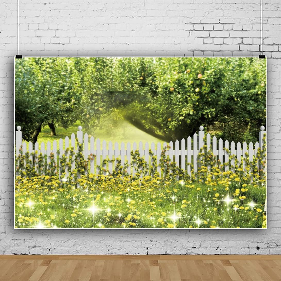 Amazon.com : Spring Garden Backdrop Yeele 5x3ft Fairytale Background ...
