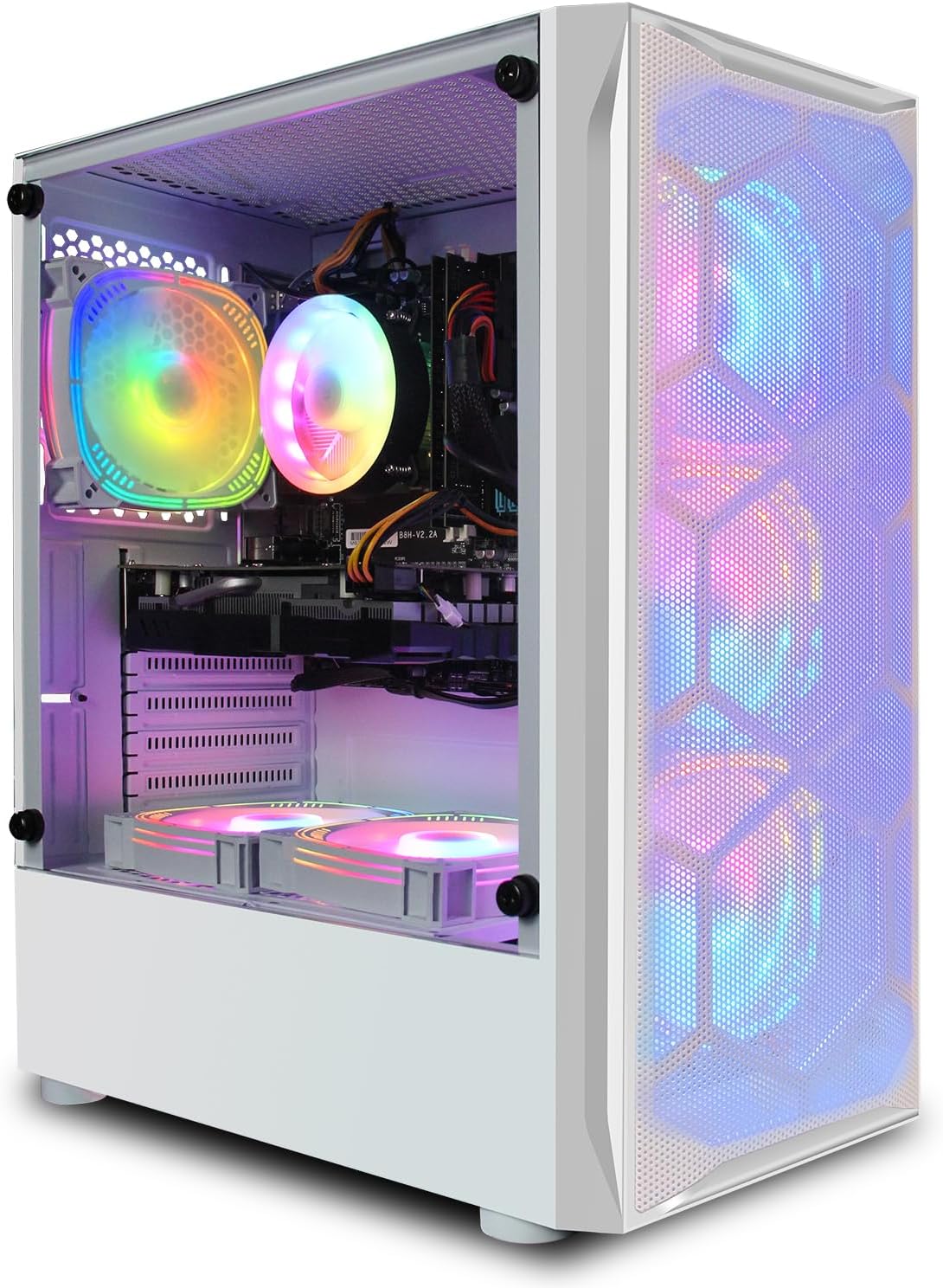 STGsivir Gaming Desktop-PC, Intel Core i7 bis zu 3.9GHz, Radeon RX 5600 ...
