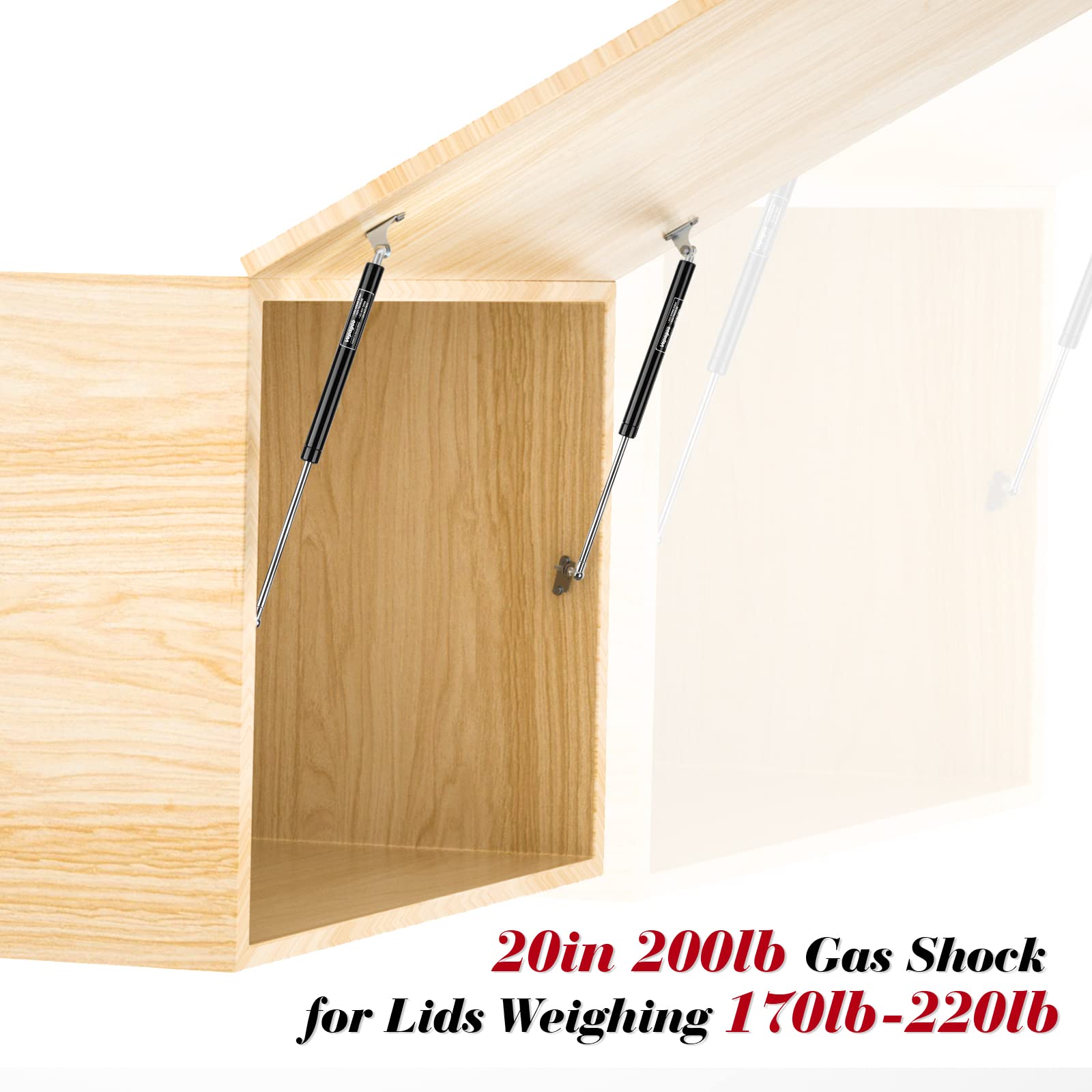 Snapklik.com : 20 Inch 200lb/890N Per Gas Shock Strut Spring For RV Bed ...