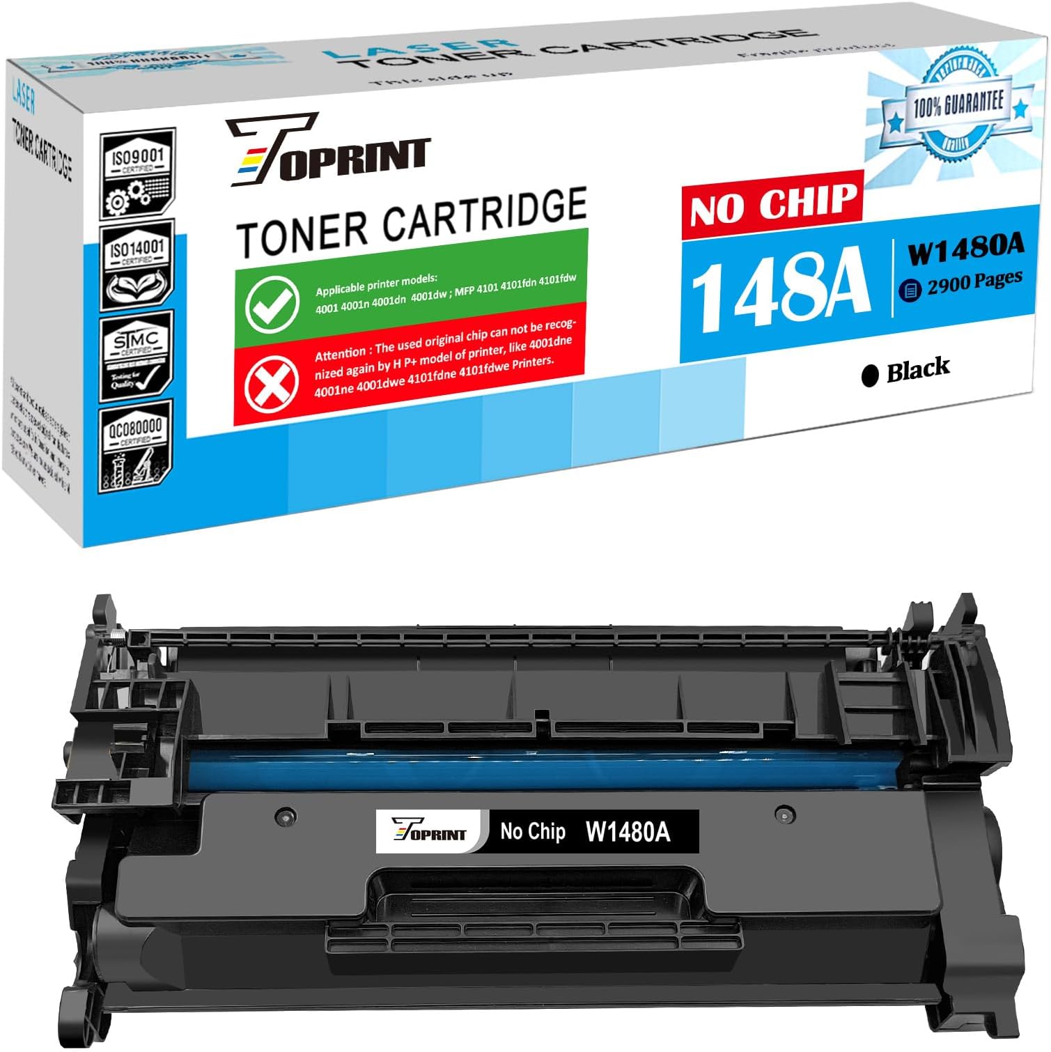Amazon.com: [NO CHIP with Tool] 148A W1480A Compatible Toner Cartridge ...
