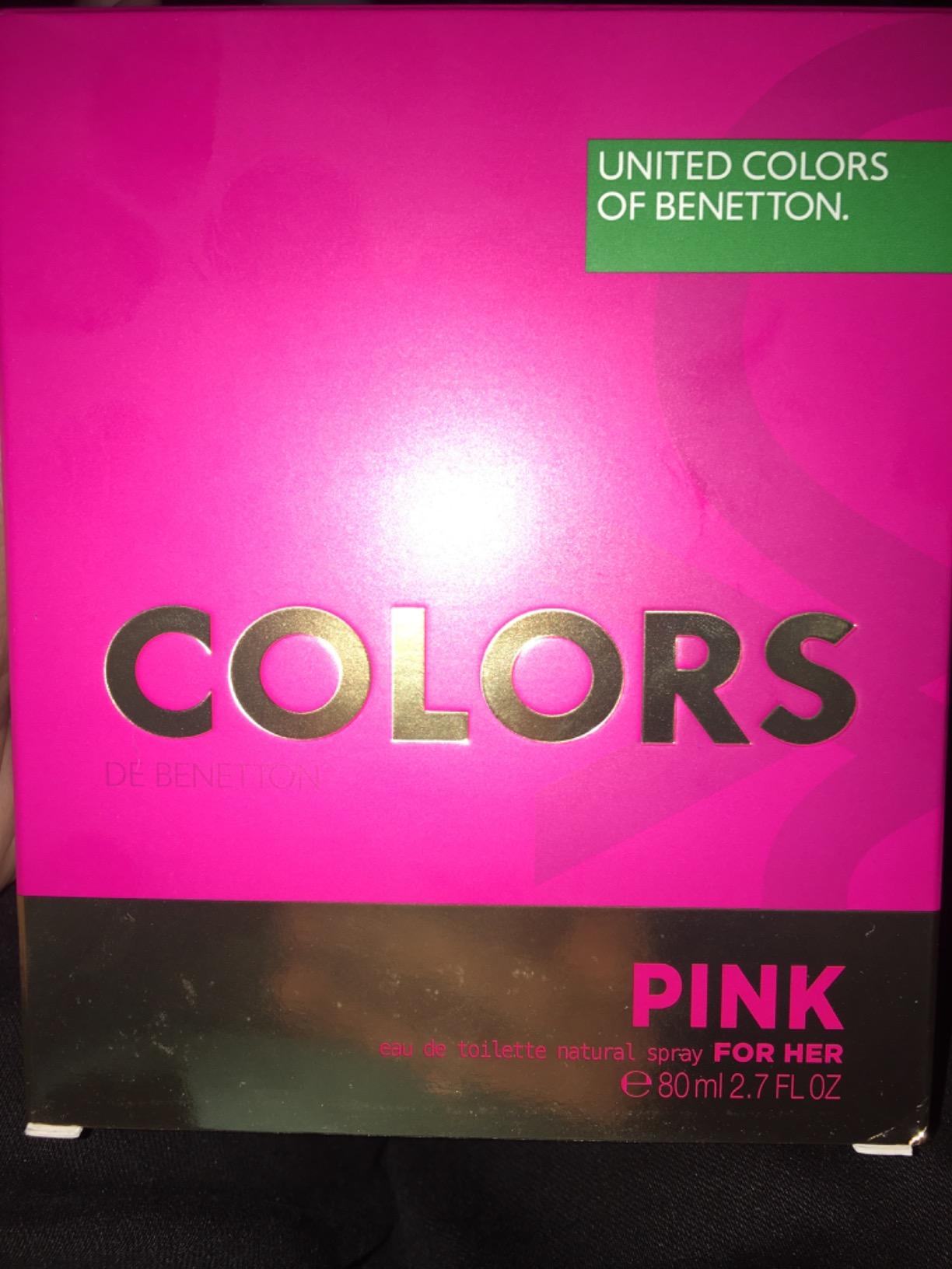 UNITED COLORS OF BENETTON Colors Pink Eau De Toilette 80ml : Amazon.in ...