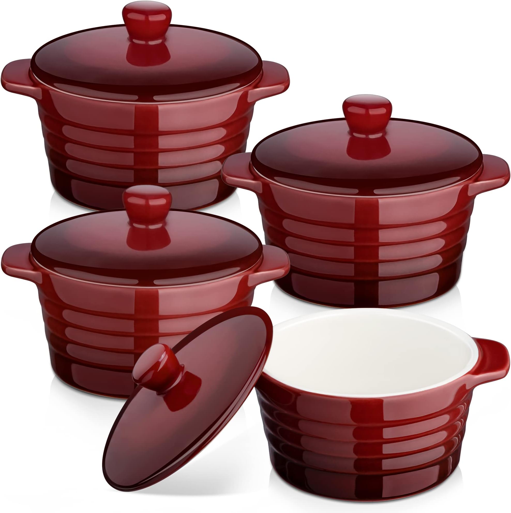 Small Ramekin with lid : Amazon.co.uk: Home & Kitchen