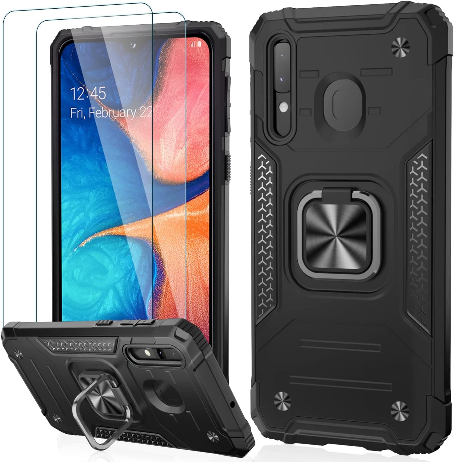 Amazon.com: TJS Compatible with Samsung Galaxy A20 Case, Galaxy A30 ...