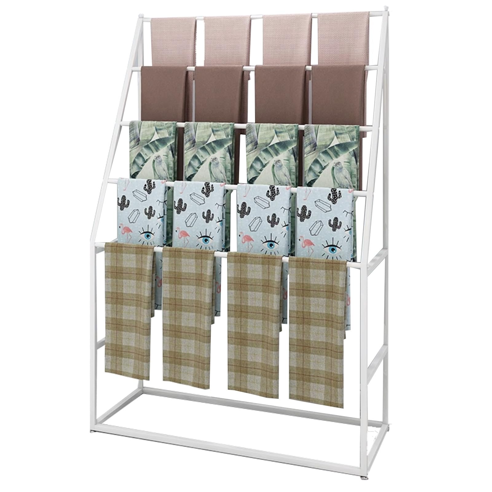 Amazon.com: Portable Floor Standing Scarf Display Stand, Metal ...