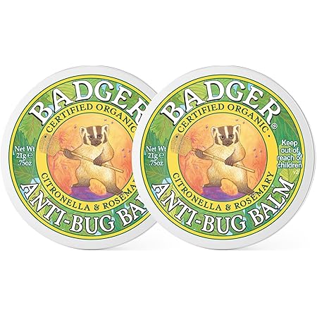 Amazon.com: Badger - Anti-Bug Balm Tin, DEET-Free Mosquito Repelling ...
