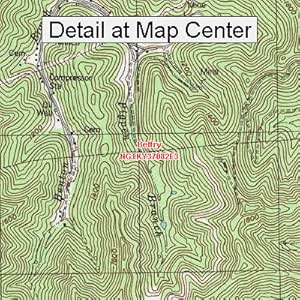 Amazon.com : USGS Topographic Quadrangle Map - Belfry, Kentucky (Folded ...