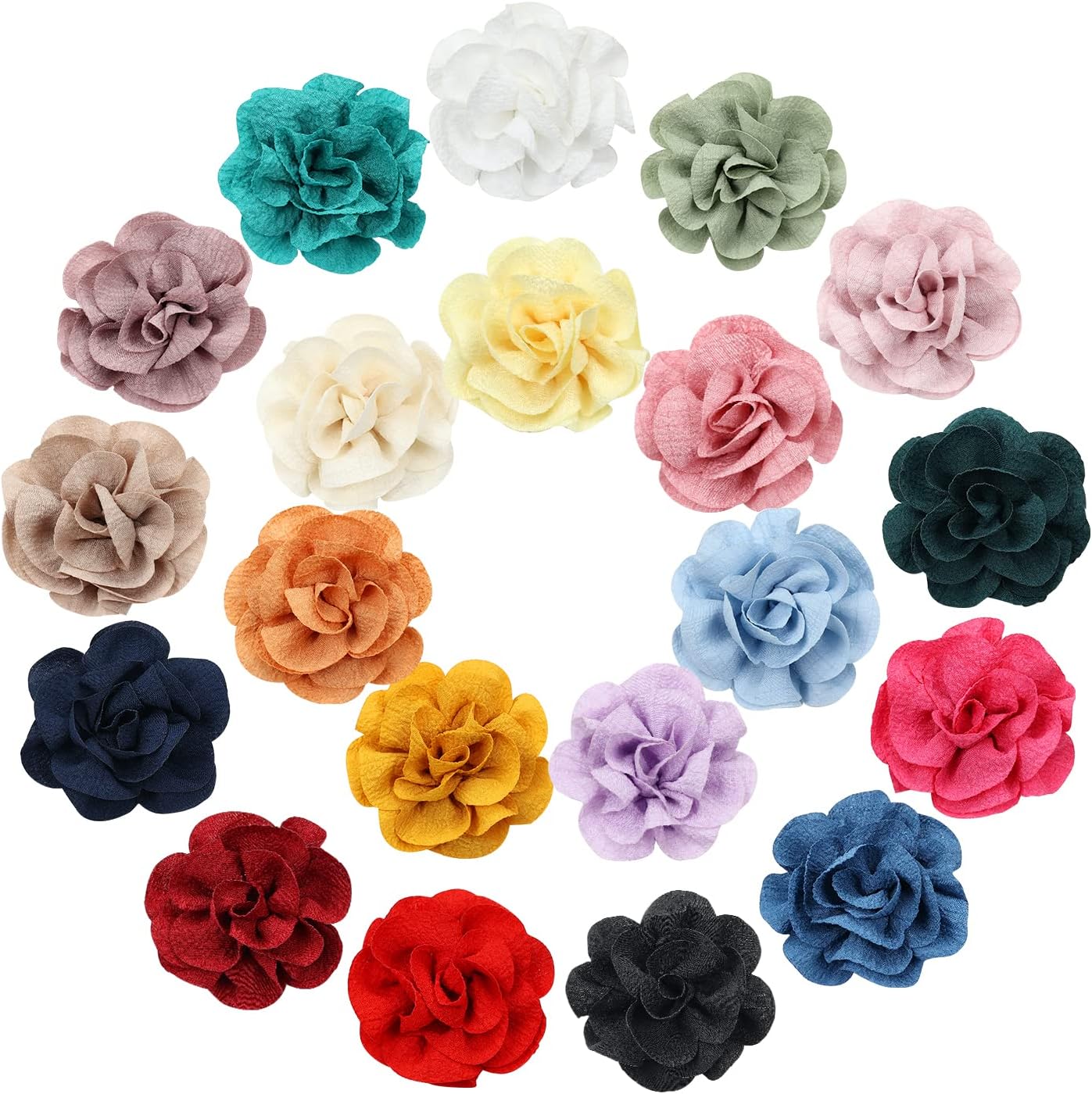 Amazon.com : inSowni 20 Pack Colorful Vintage Retro 7cm / 2.8" Rose ...
