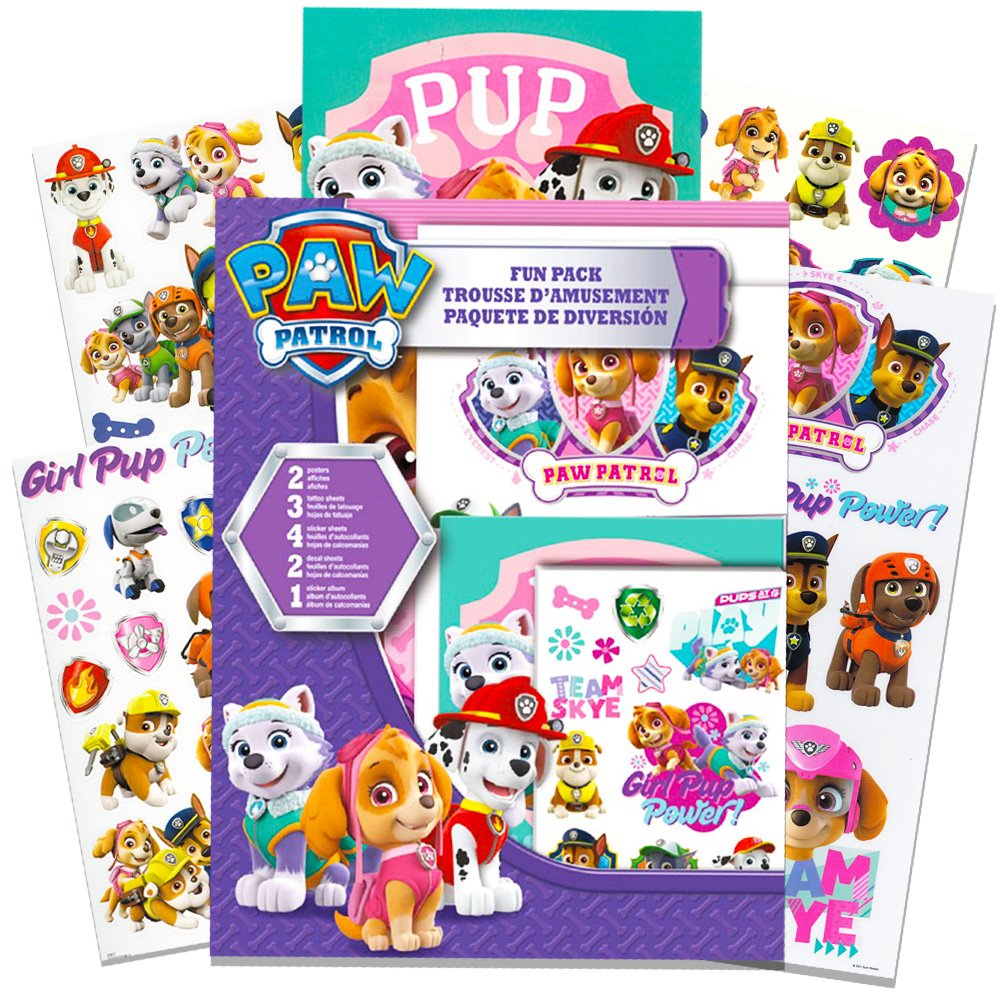 Buy Paw Patrol Party Favors Pack -- Paw Patrol Stickers, Temporary ...