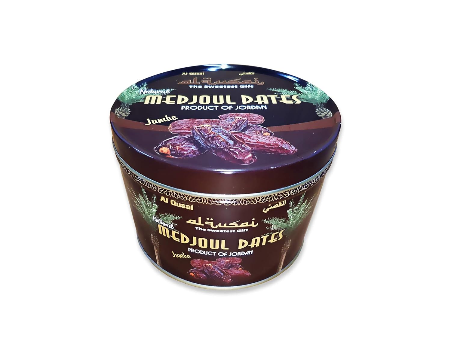 Al Qusai Medjoul/Medjool Dates, Jordan (Medjoul 500g Tin) : Amazon.in ...