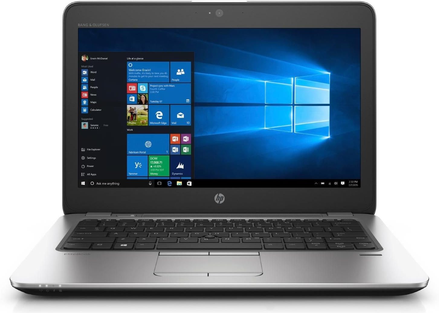Amazon.com: HP EliteBook 820 G4 12.5" FHD Laptop Intel Core i7-7600U ...