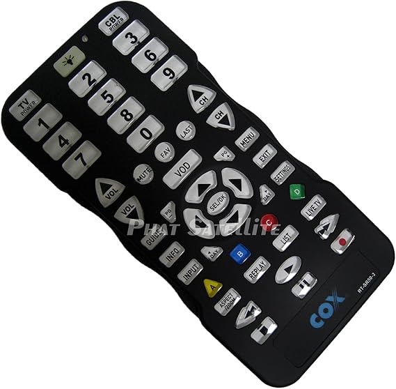 Amazon.com: COX Cable Remote Control Simplicity RT-SR50 Universal Cable ...