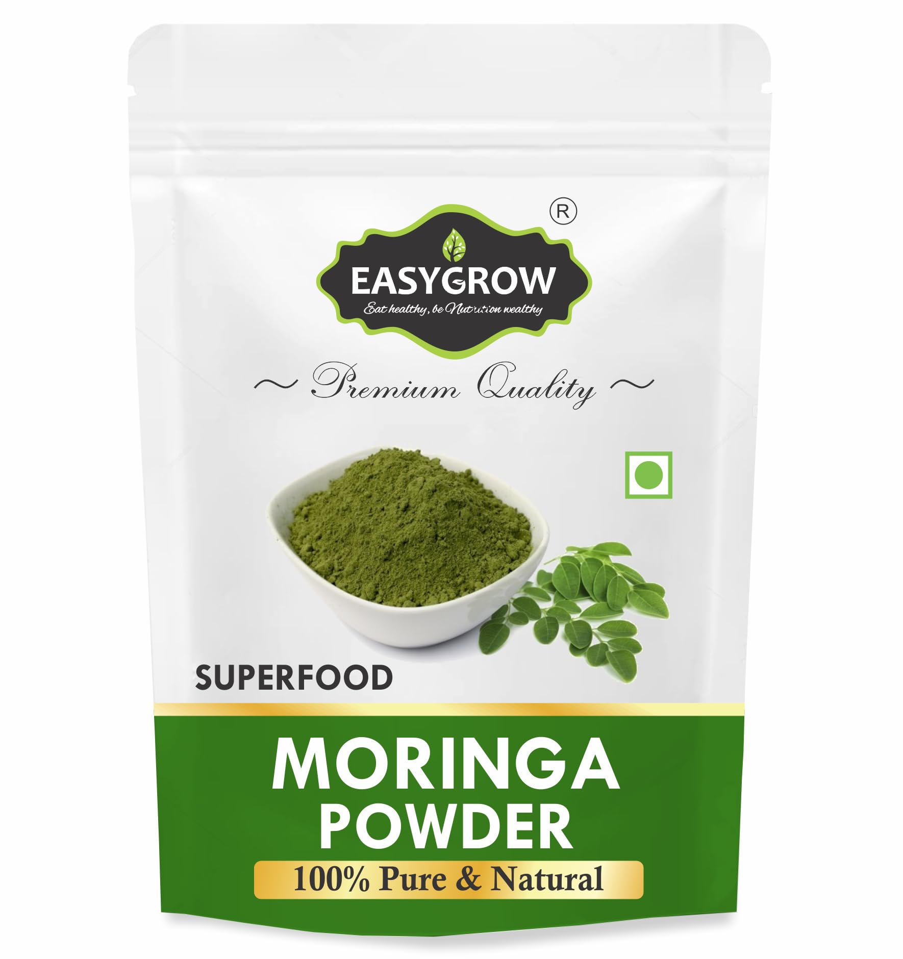 Easygrow Moringa Leaf Powder - 200 Gm, Drumstick Leaf Powder, Natural ...