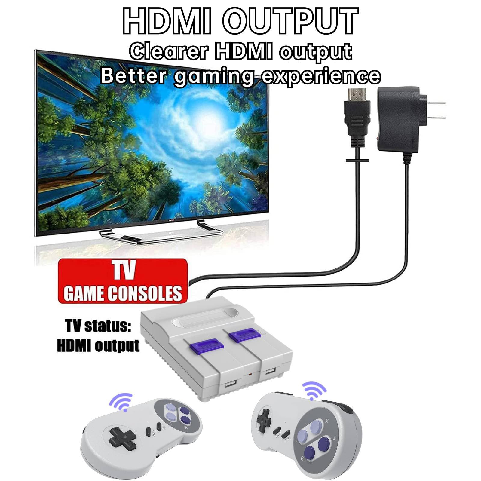 Snapklik.com : Super Classic Retro Game Console Built-in 5000 Video ...
