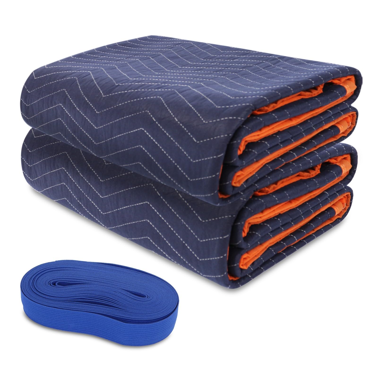 Amazon.com: YMTLJHDSY 2 Moving Blankets 72x80in with 1 Elastic Rubber ...
