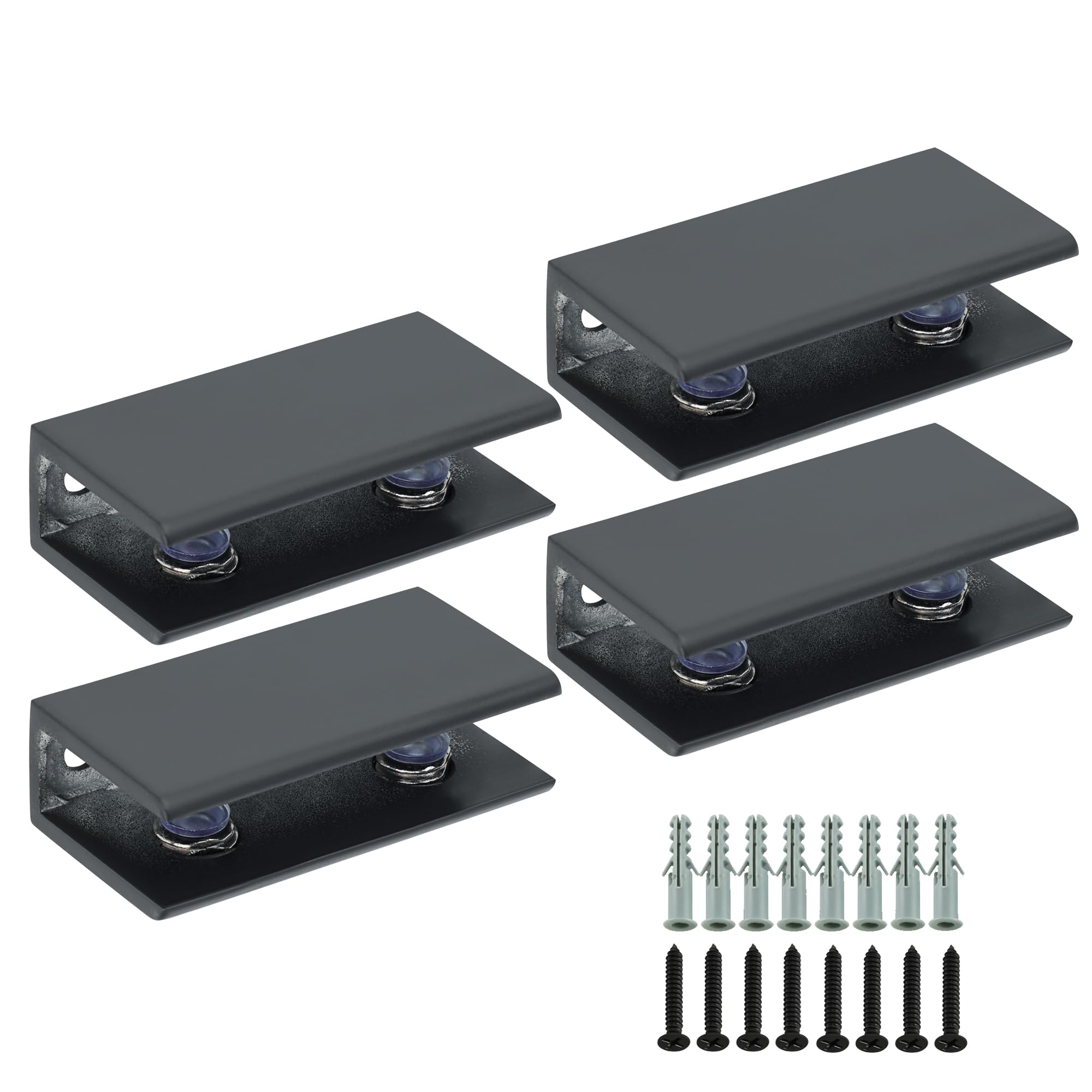 Amazon.com: Alise Glass Shelf Bracket Adjustable Shower Brackets,Heavy ...