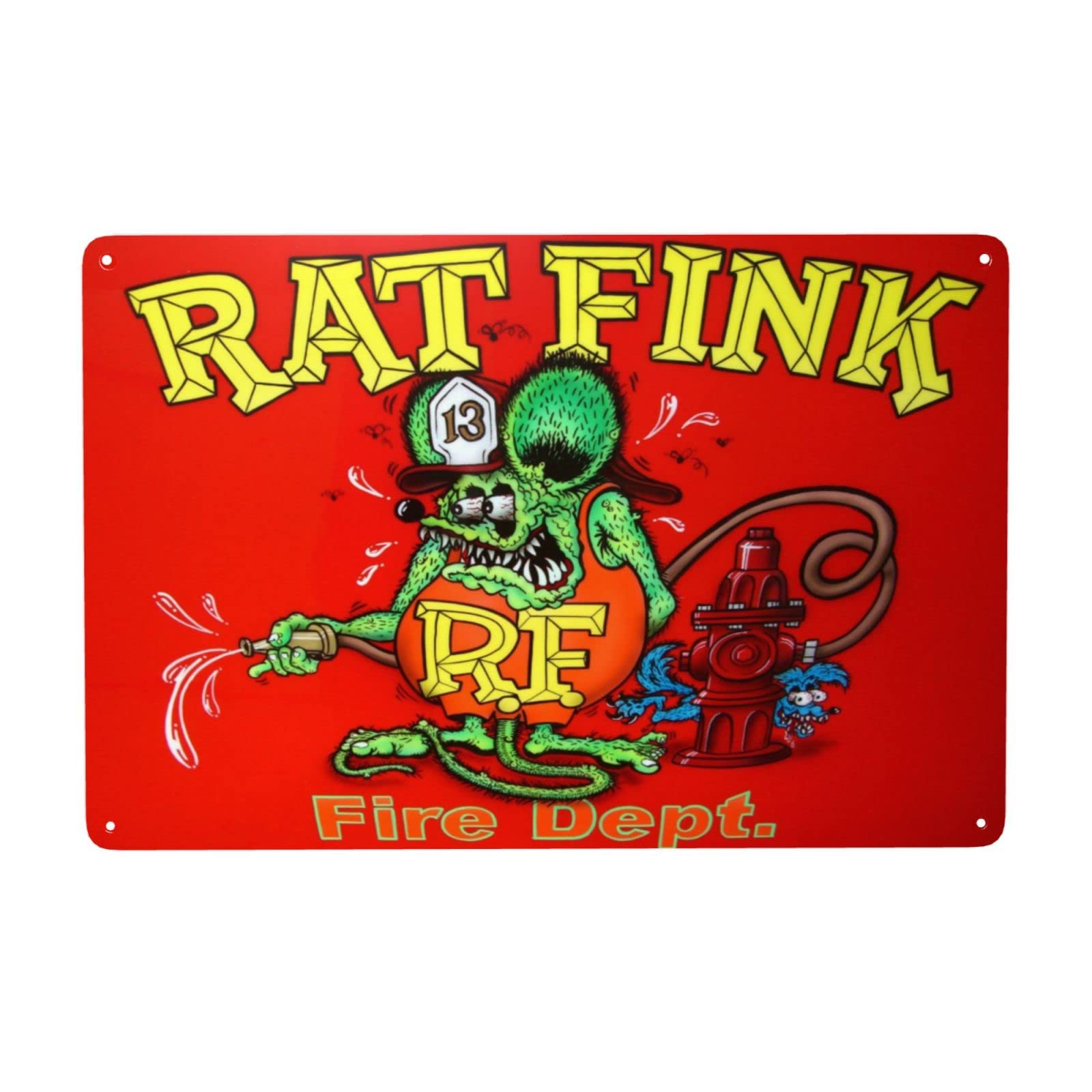Amazon.com : Decor Rat Fink Metal Signs Rusic Tin Poster Metal Vintage ...