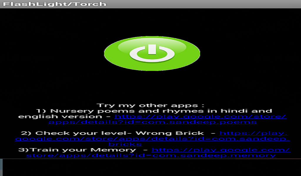Flashlight/Torch - App on Amazon Appstore