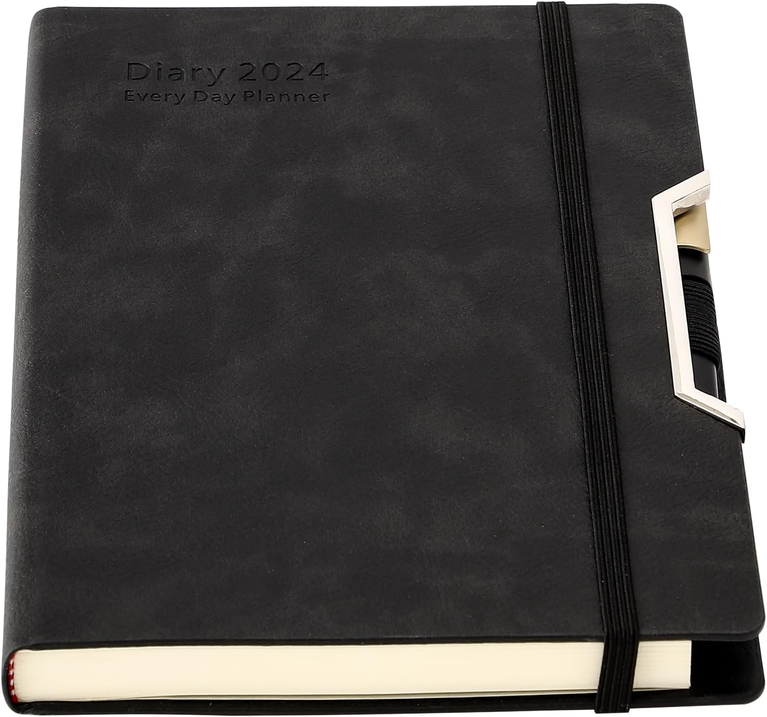2024 Diary A5 Page A Day, Soft Cover Weekly Planner with Pen, 2024 ...