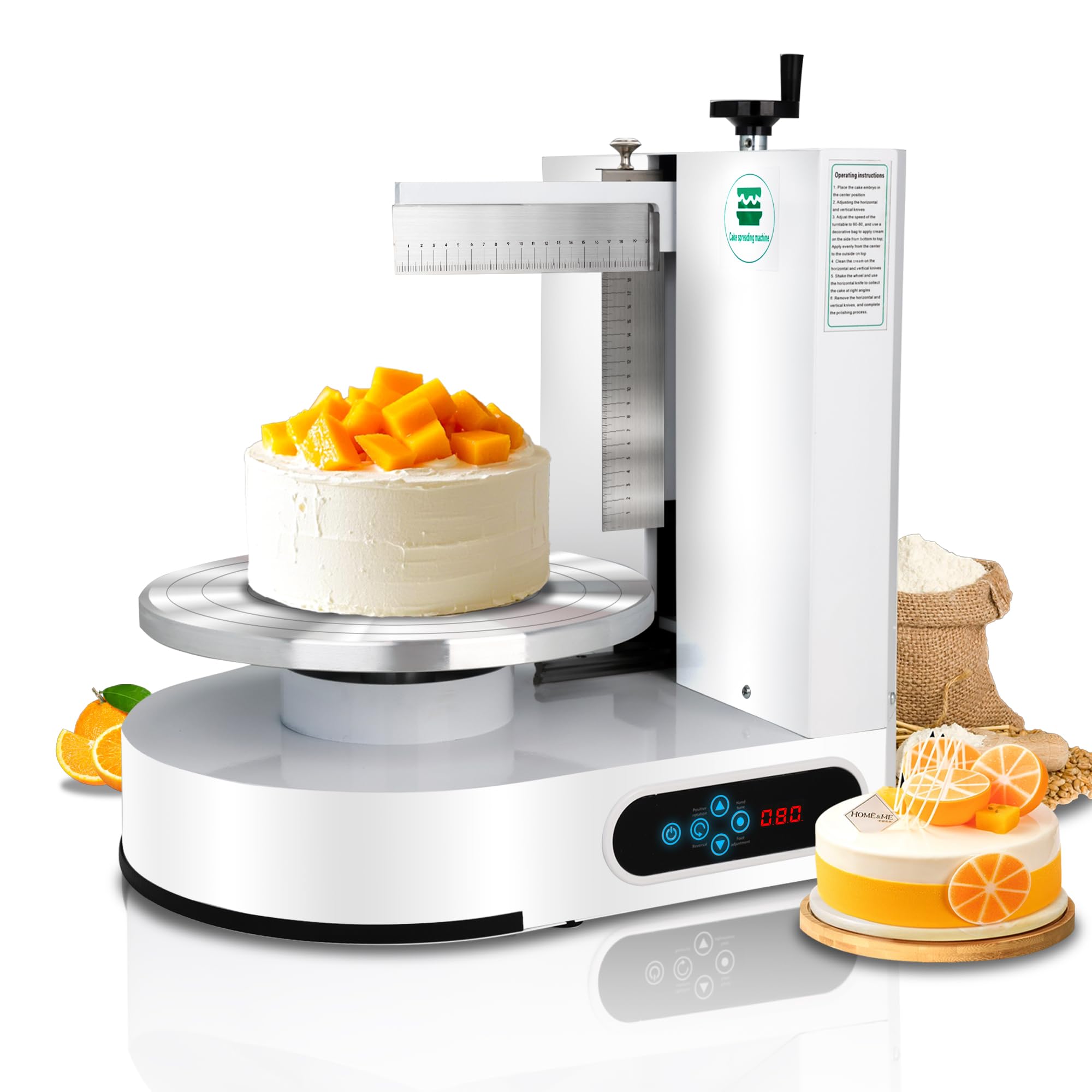 Cake Decorating Machine 4 12 Inch Cake Icing Frosting Smoother ...