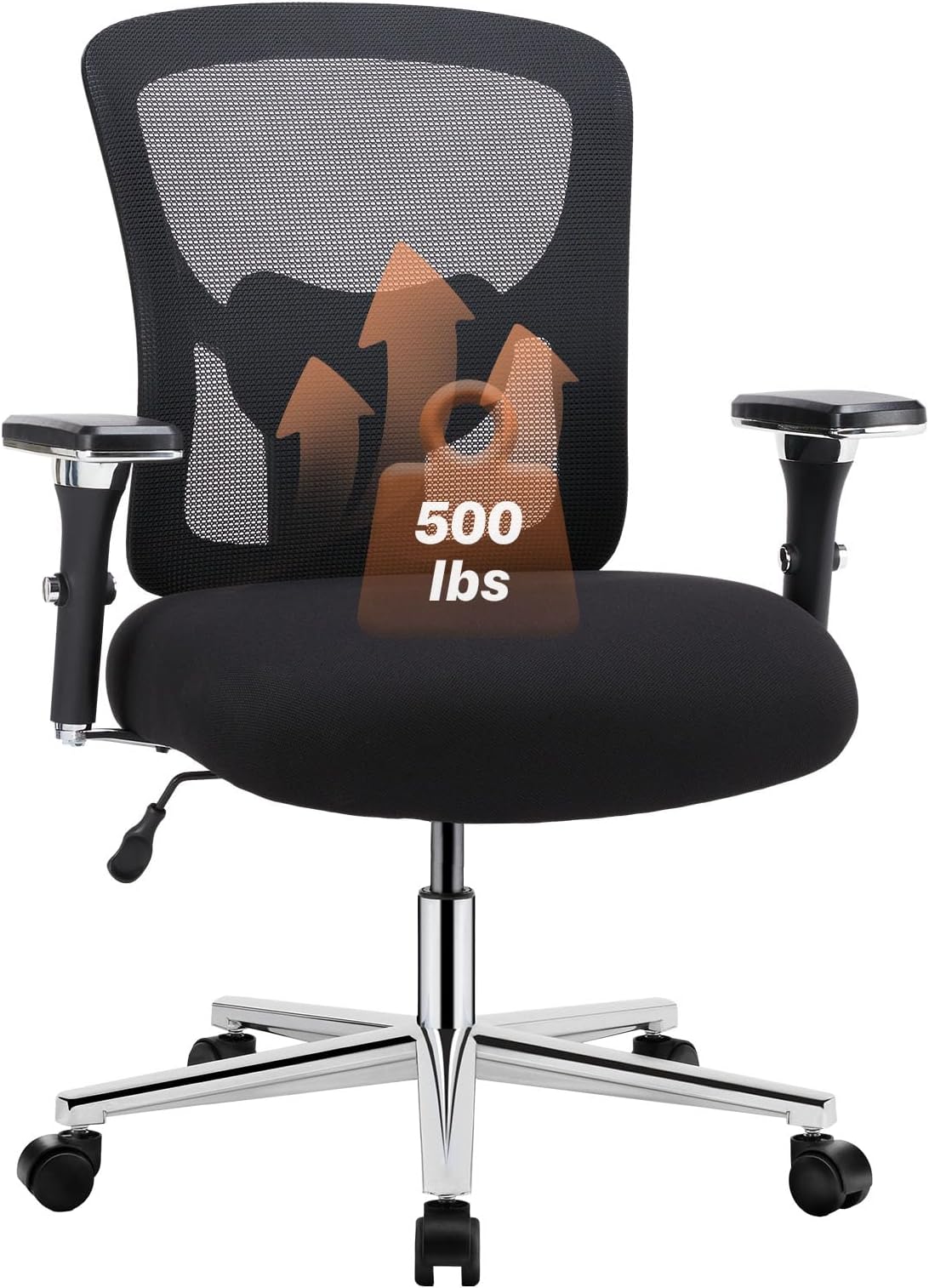 Amazon.com: WUDOYO Big and Tall Office Chair 500lbs with Extra Wide ...