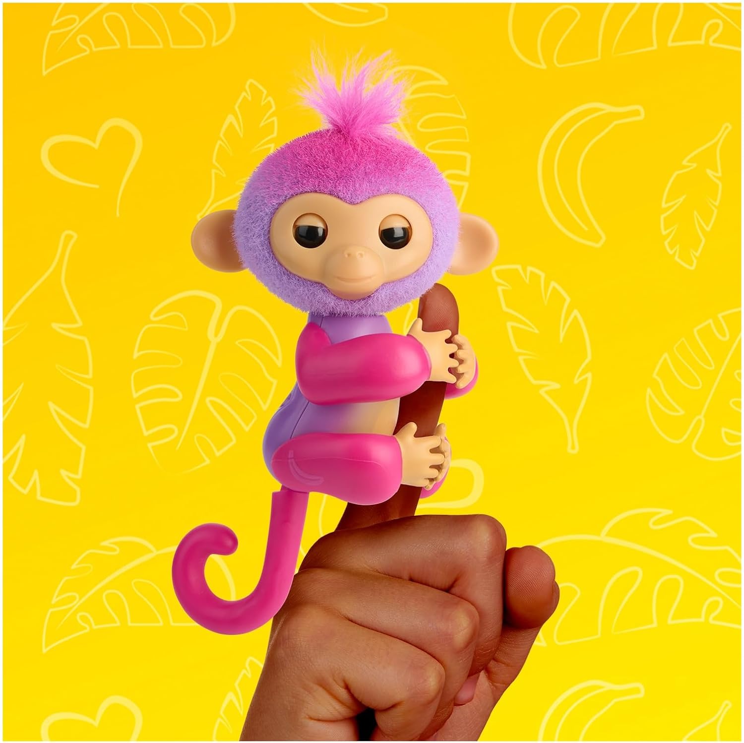 Fingerlings 2023 NEW Interactive Baby Monkey Reacts to Touch – 70 ...