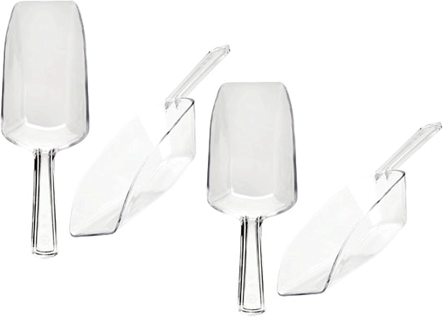 Amazon.com: Clear Candy Scoops (Set of 4) Perfect Addition To Any Candy ...