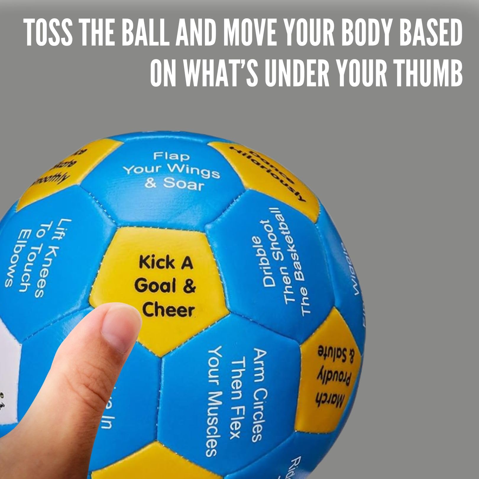 Snapklik.com : Thumball 4-Inch Move Your Body Activity Ball For ...