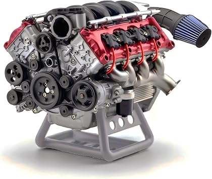 Amazon.com: Mini V8 Engine Kits That Runs - V8 Engine Model Kits, Cison ...