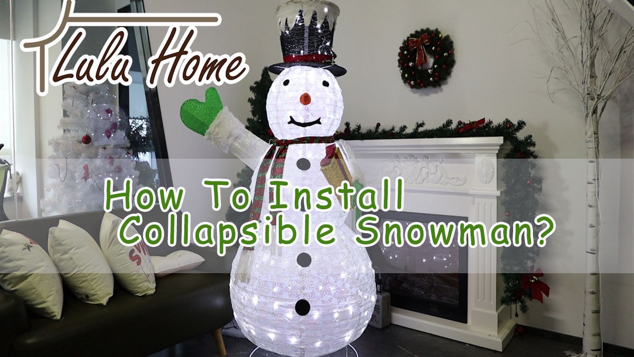 Watch How to install the collapsible snowman? on Amazon Live