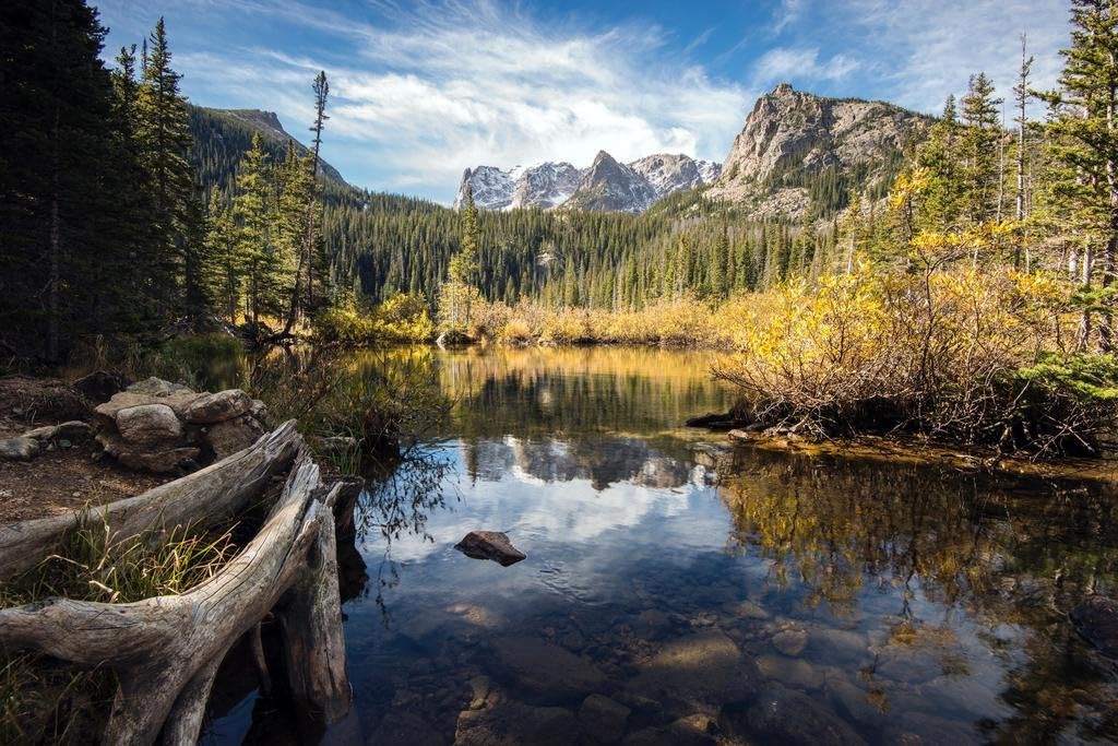 Amazon.com: Fern Lake Colorado Rocky Mountain National Park Photo ...