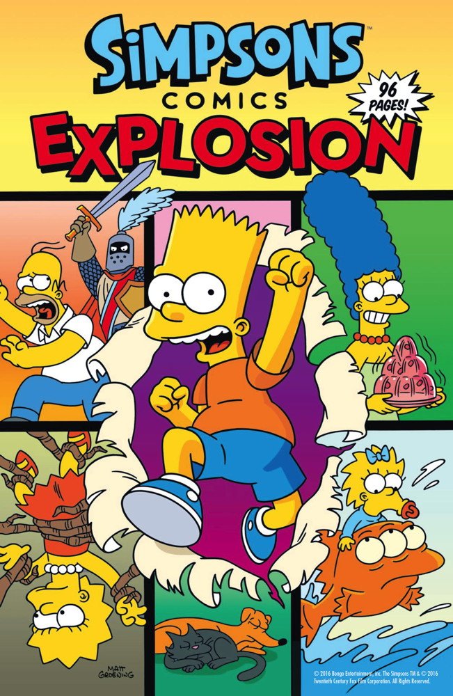 Simpsons Comics - Explosion: Amazon.co.uk: Matt Groening: 9781785651786 ...