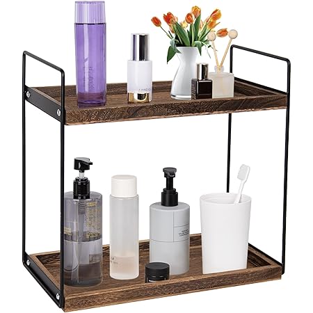 Amazon.com: FUFUBAY 2 Tier Bathroom Countertop Organizer,Countertop ...