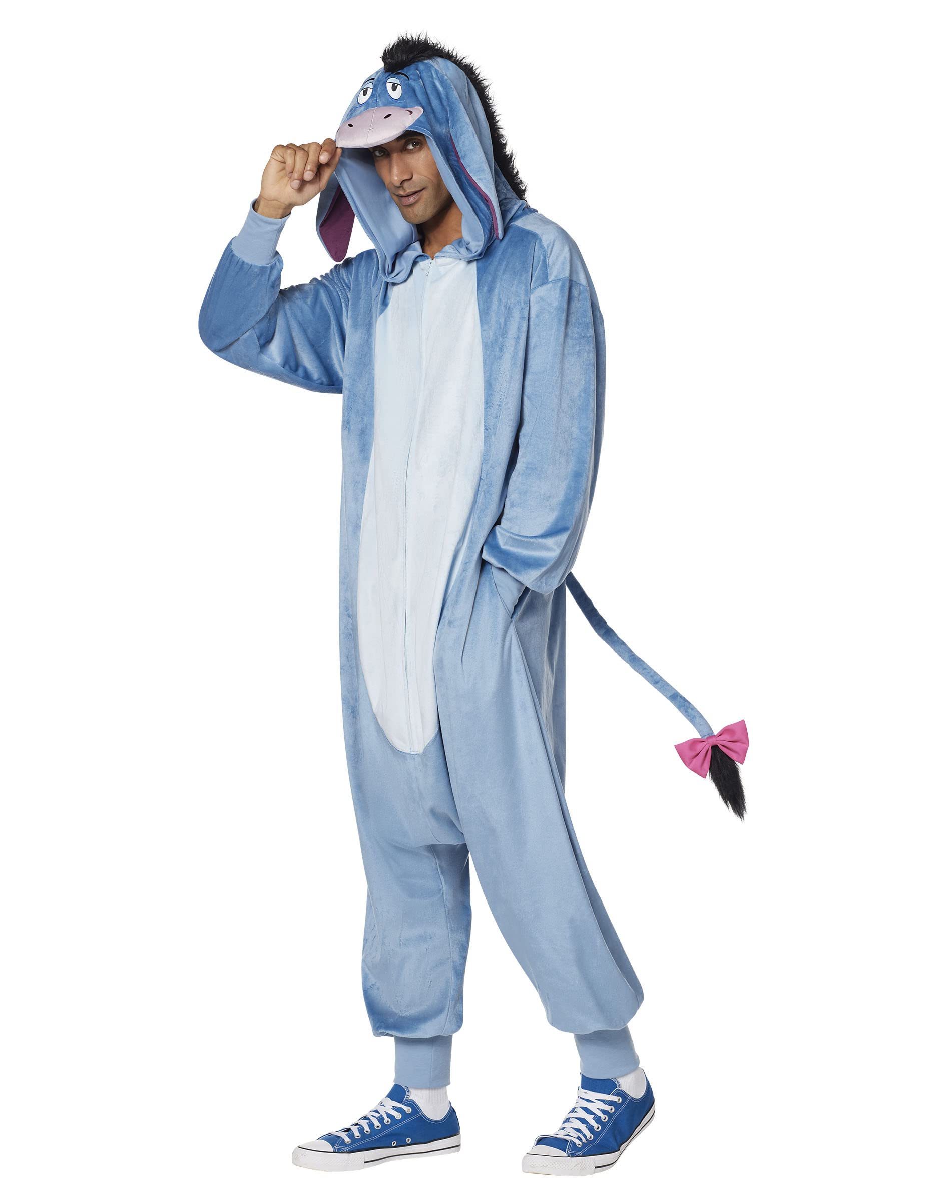 Amazon.com: Spirit Halloween Adult Eeyore Union Suit | Officially ...