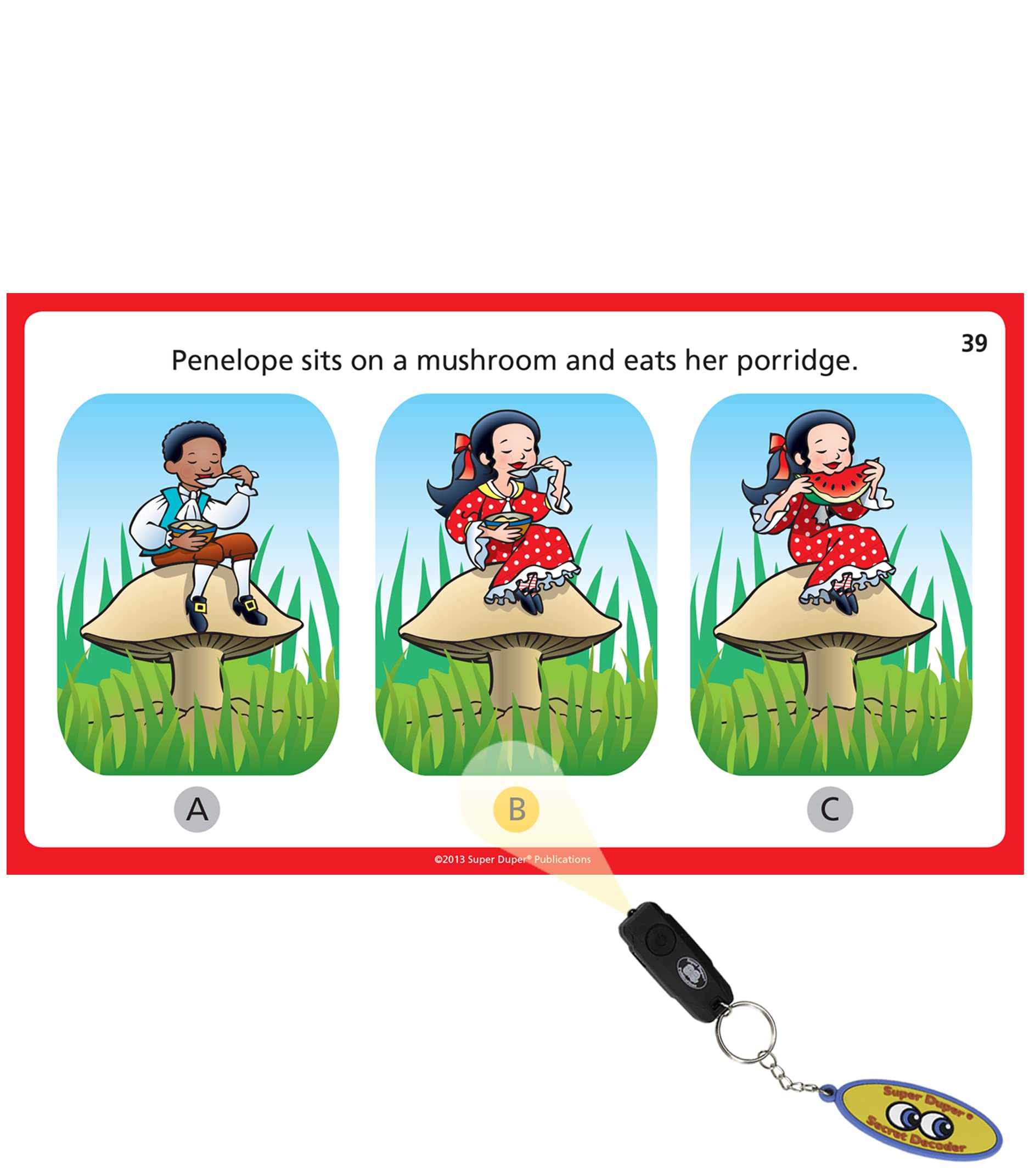 Buy Super Duper Publications | Understanding Sentences Fun Deck with Secret Decoder ...