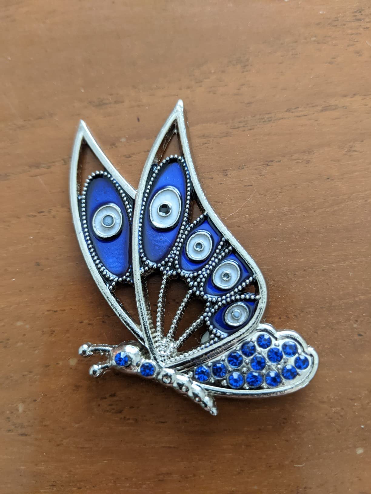 Buy BLUE BEADS Home & Decor Magnets Silver Flying Turkish Evil Eye ...
